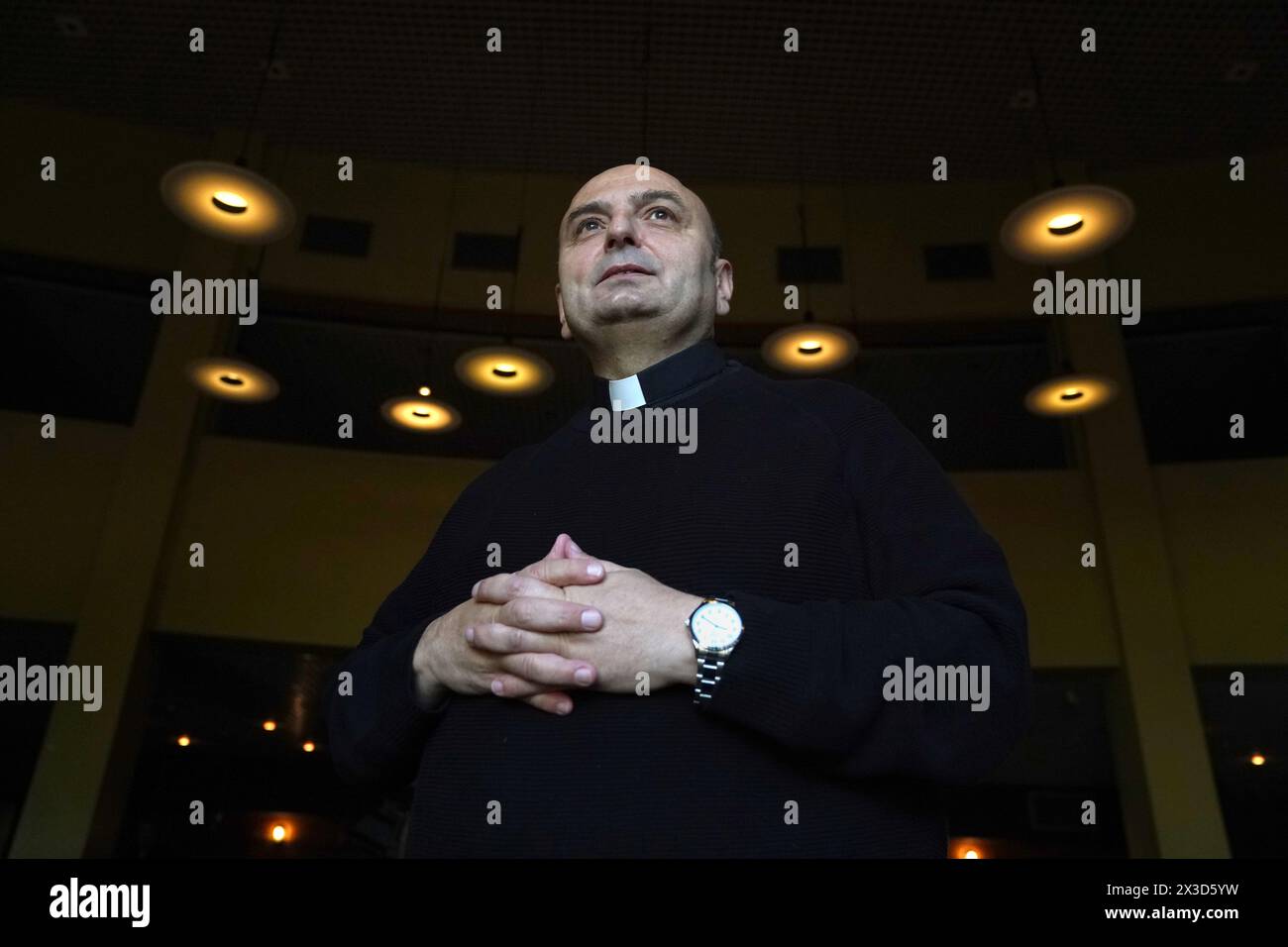 Father Gabriel Romanelli, the parish priest of the only Catholic Church ...