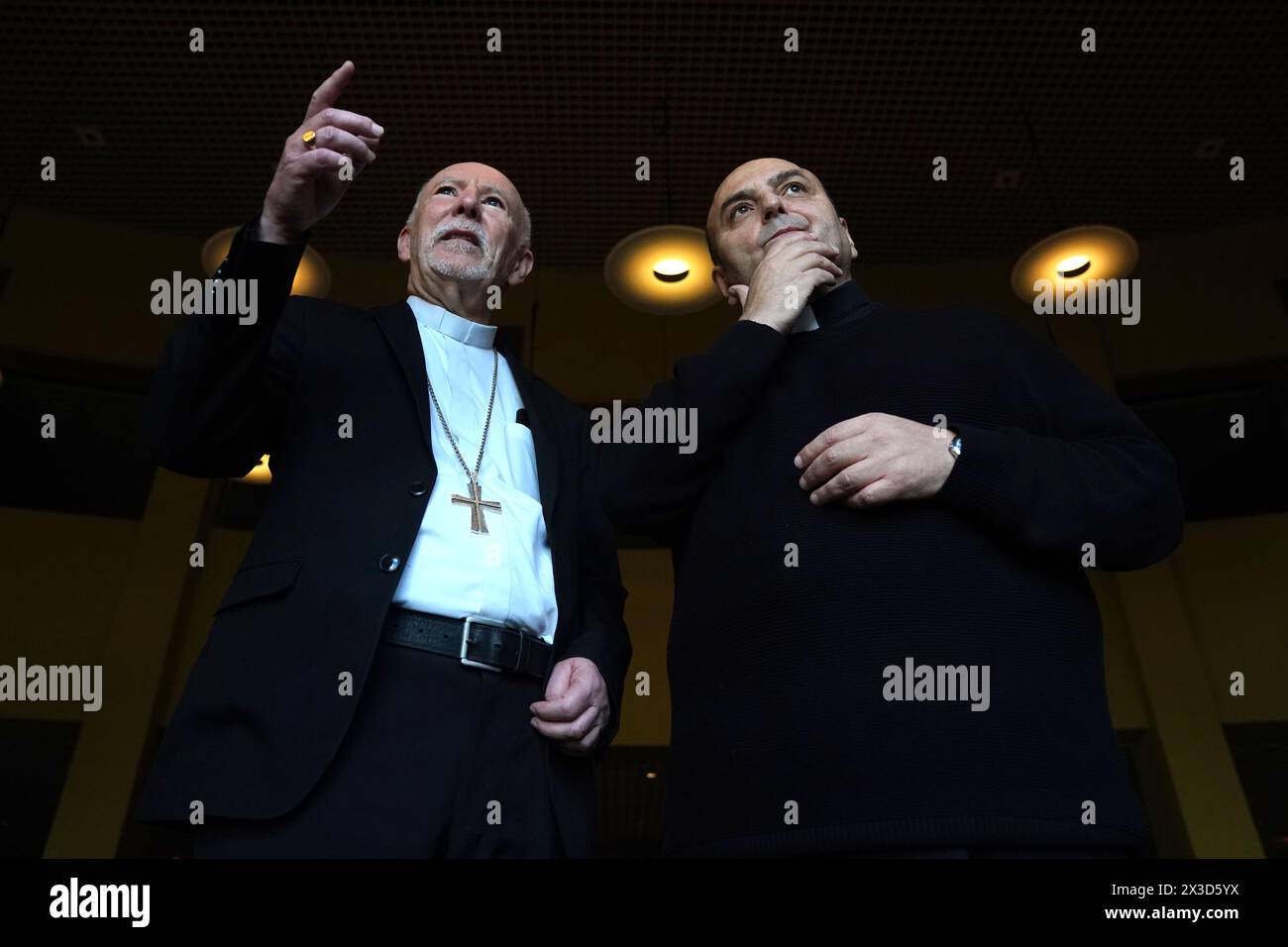 Archbishop of Glasgow William Nolan (left) with Father Gabriel ...