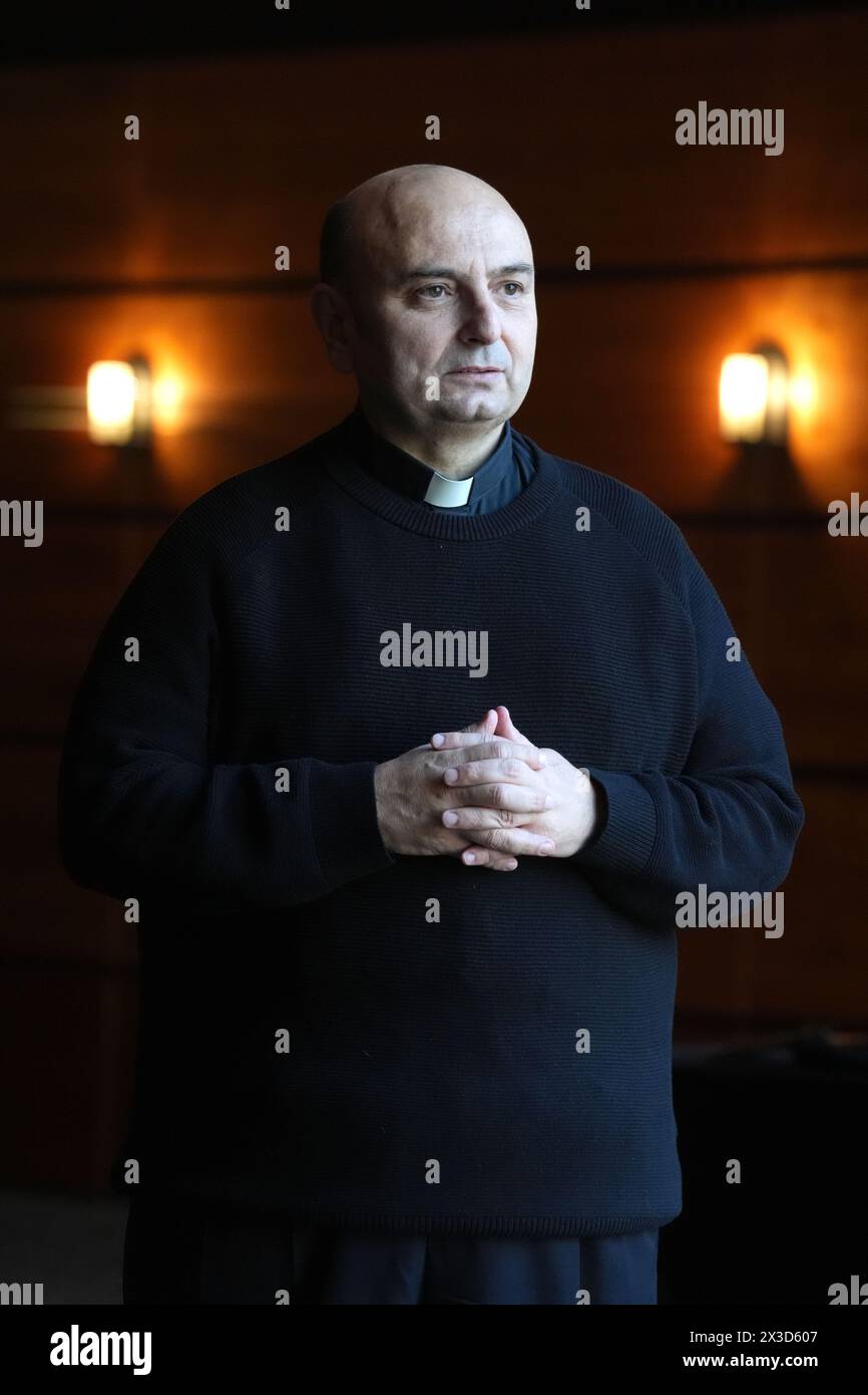 Father Gabriel Romanelli, the parish priest of the only Catholic Church ...