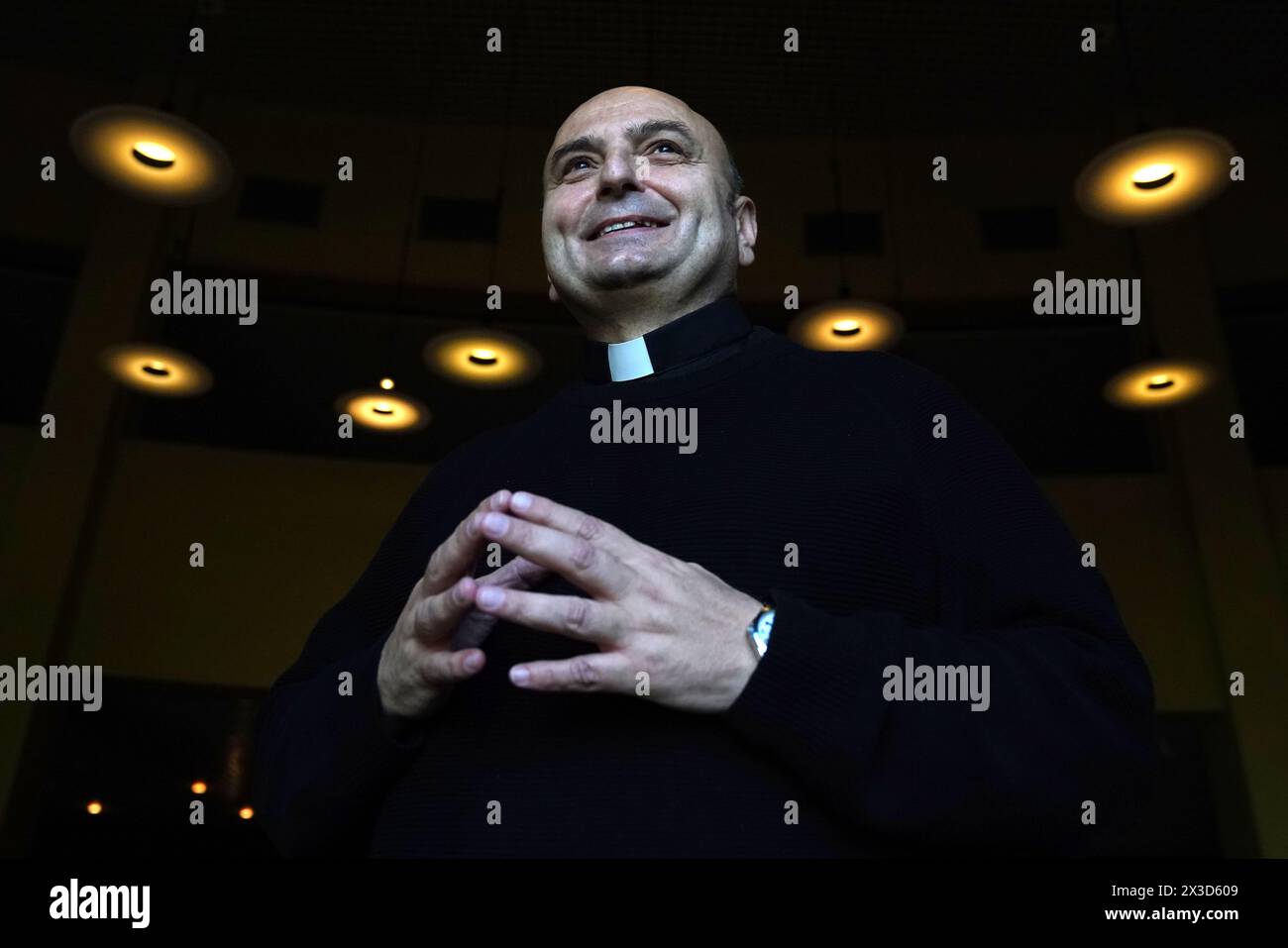 Father Gabriel Romanelli, the parish priest of the only Catholic Church ...
