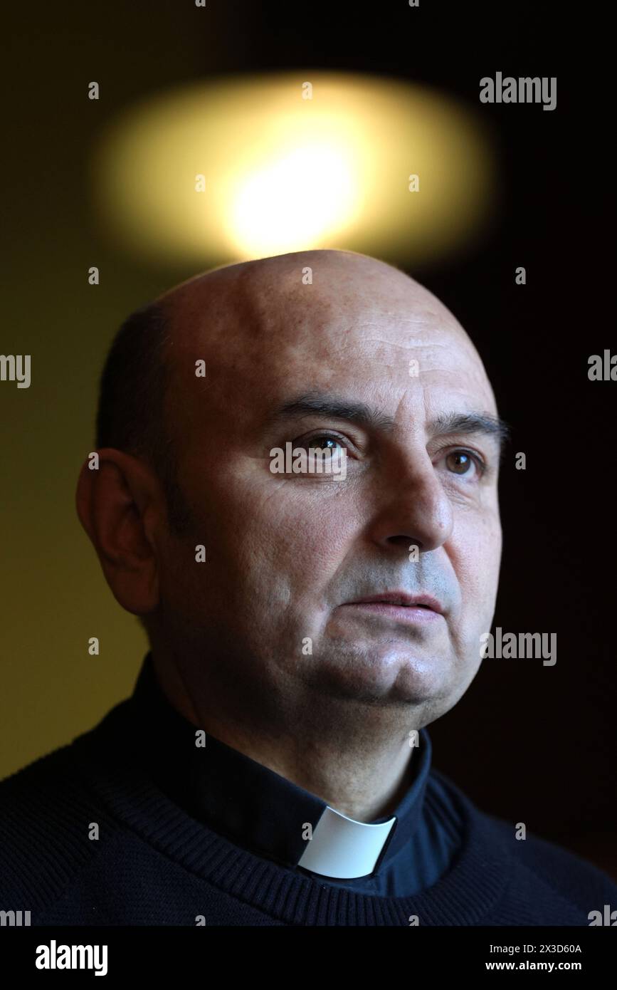 Father Gabriel Romanelli, the parish priest of the only Catholic Church ...