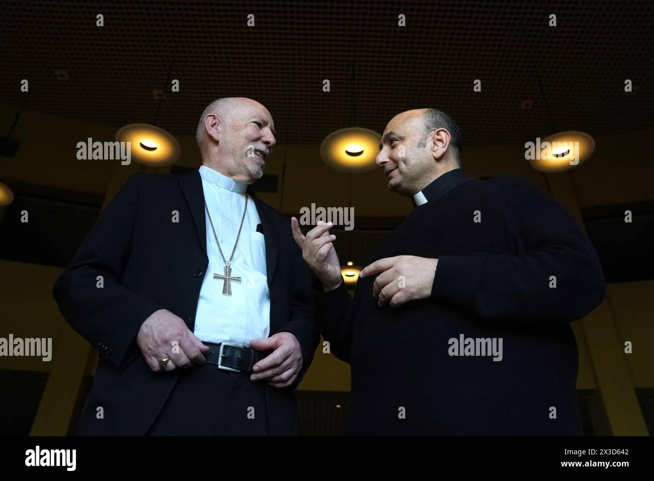 Archbishop of Glasgow William Nolan (left) with Father Gabriel ...