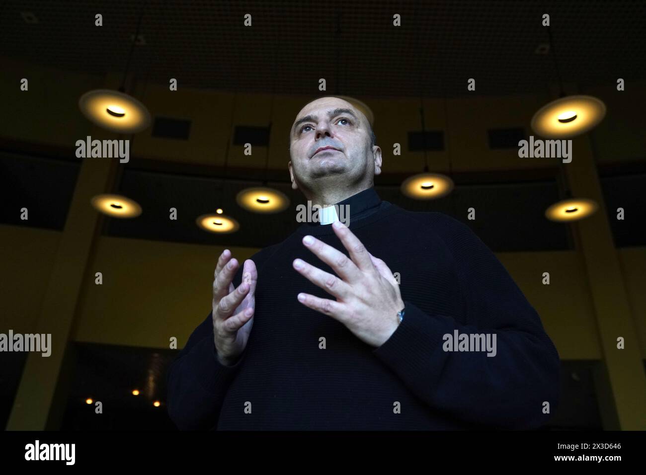 Father Gabriel Romanelli, the parish priest of the only Catholic Church ...