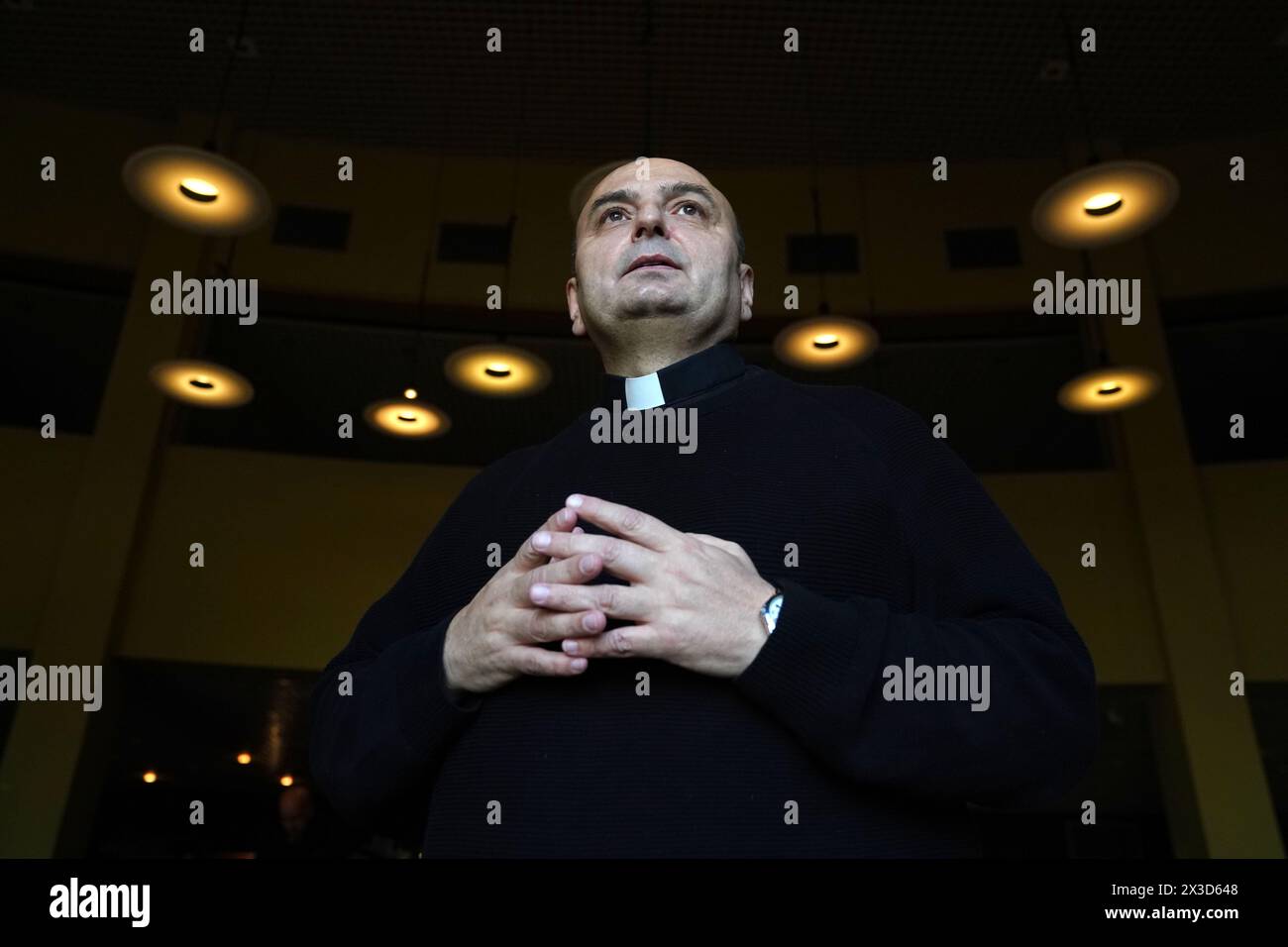 Father Gabriel Romanelli, the parish priest of the only Catholic Church ...