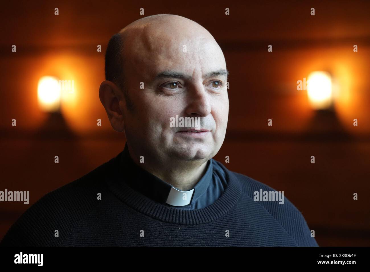 Father Gabriel Romanelli, the parish priest of the only Catholic Church ...