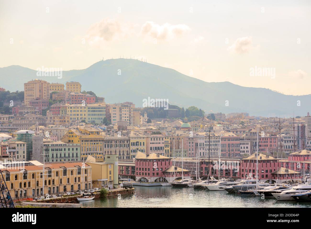 Genova city skyline Stock Photo - Alamy