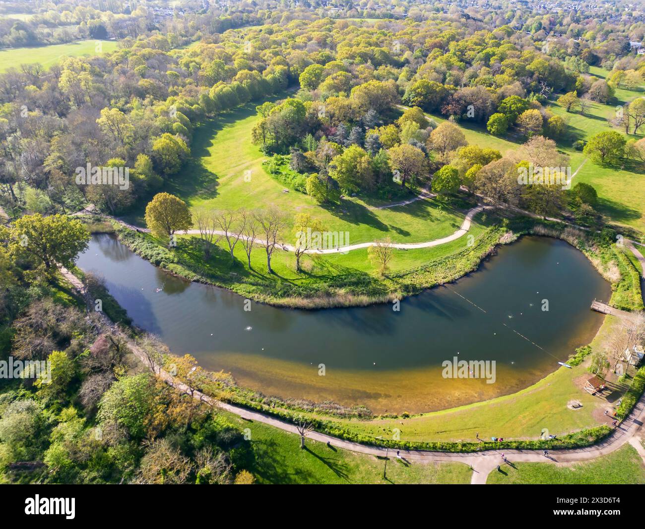 Beckenham place park aerial hi-res stock photography and images - Alamy