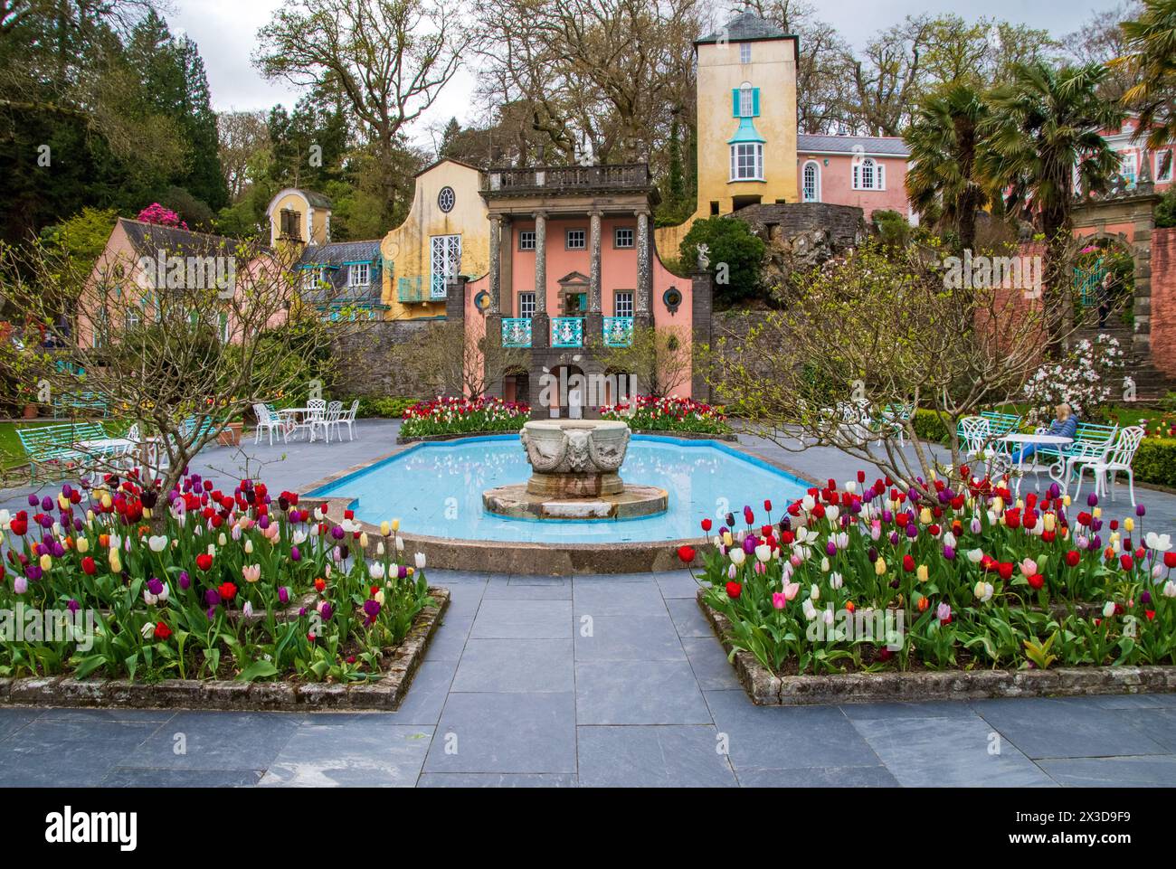 Portmerion village North Wales Stock Photo - Alamy
