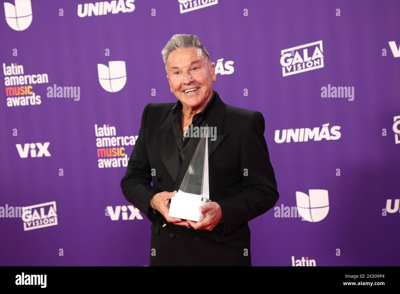 Las Vegas, United States. 25th Apr, 2024. Ricardo Montaner, winner of ...