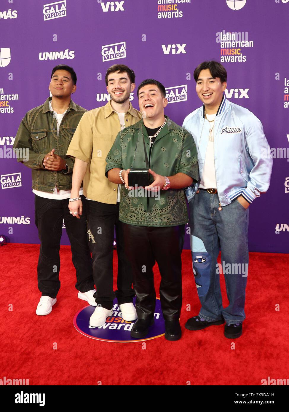 Las Vegas, United States. 25th Apr, 2024. (L-R) Ulises Gonzalez, Brian ...