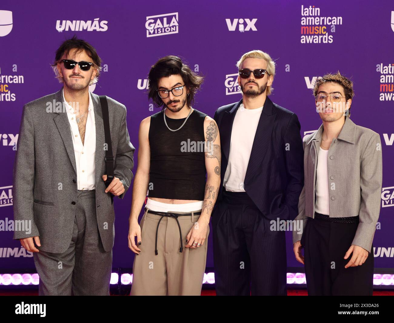 Las Vegas, United States. 25th Apr, 2024. (L-R) Juan Pablo Isaza, Simón ...