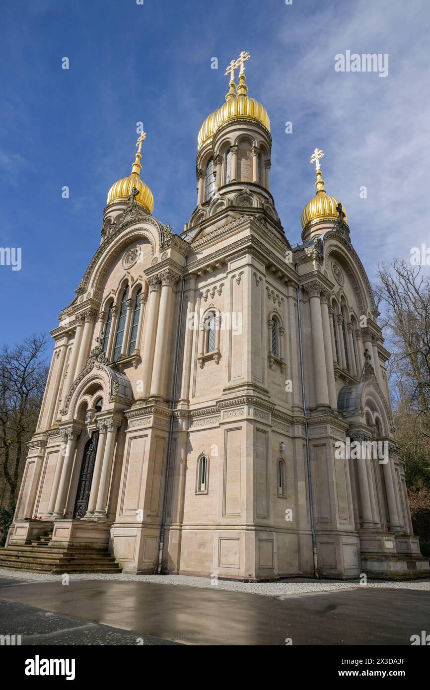 Russisch-orthodoxe Kirche, Neroberg, Wiesbaden, Hessen, Deutschland Stock Photo - Alamy