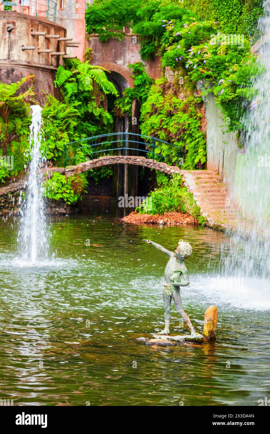 Monte Palace Tropical Garden in Madeira island in Portugal Stock Photo ...