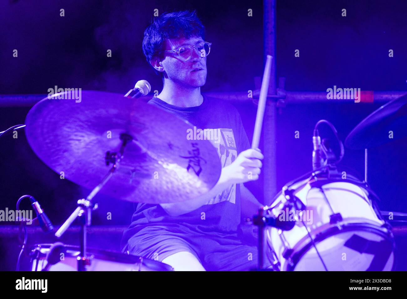 Charlie Wayne of Black Country, New Road performs live at Circolo ...