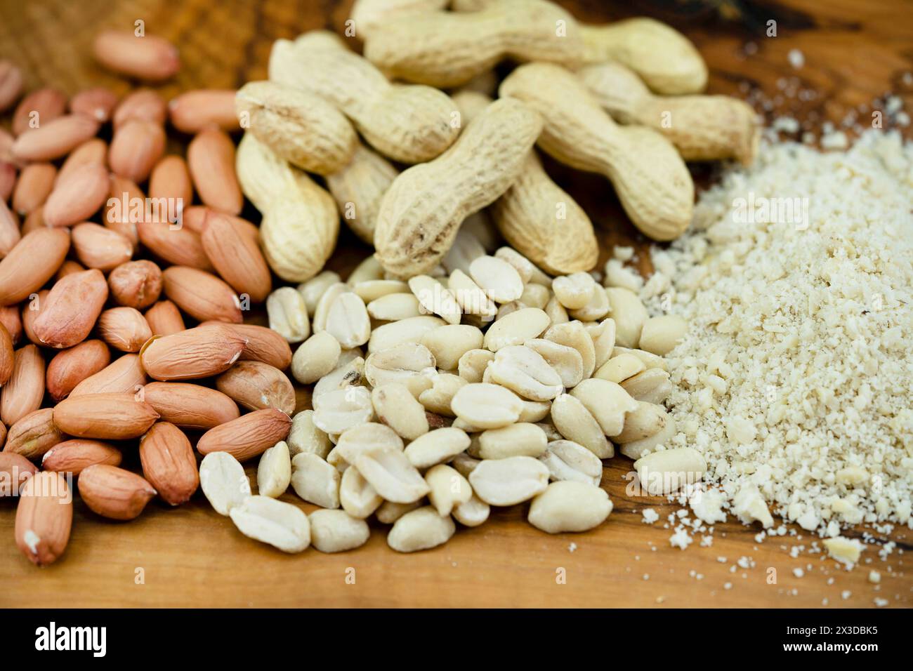 ground-nut, peanut (Arachis hypogaea), peanuts with and without shell ...