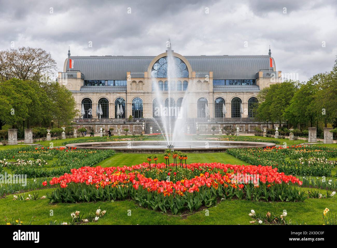 the main building of the Flora (Palais im Park) in the Botanical Garden ...