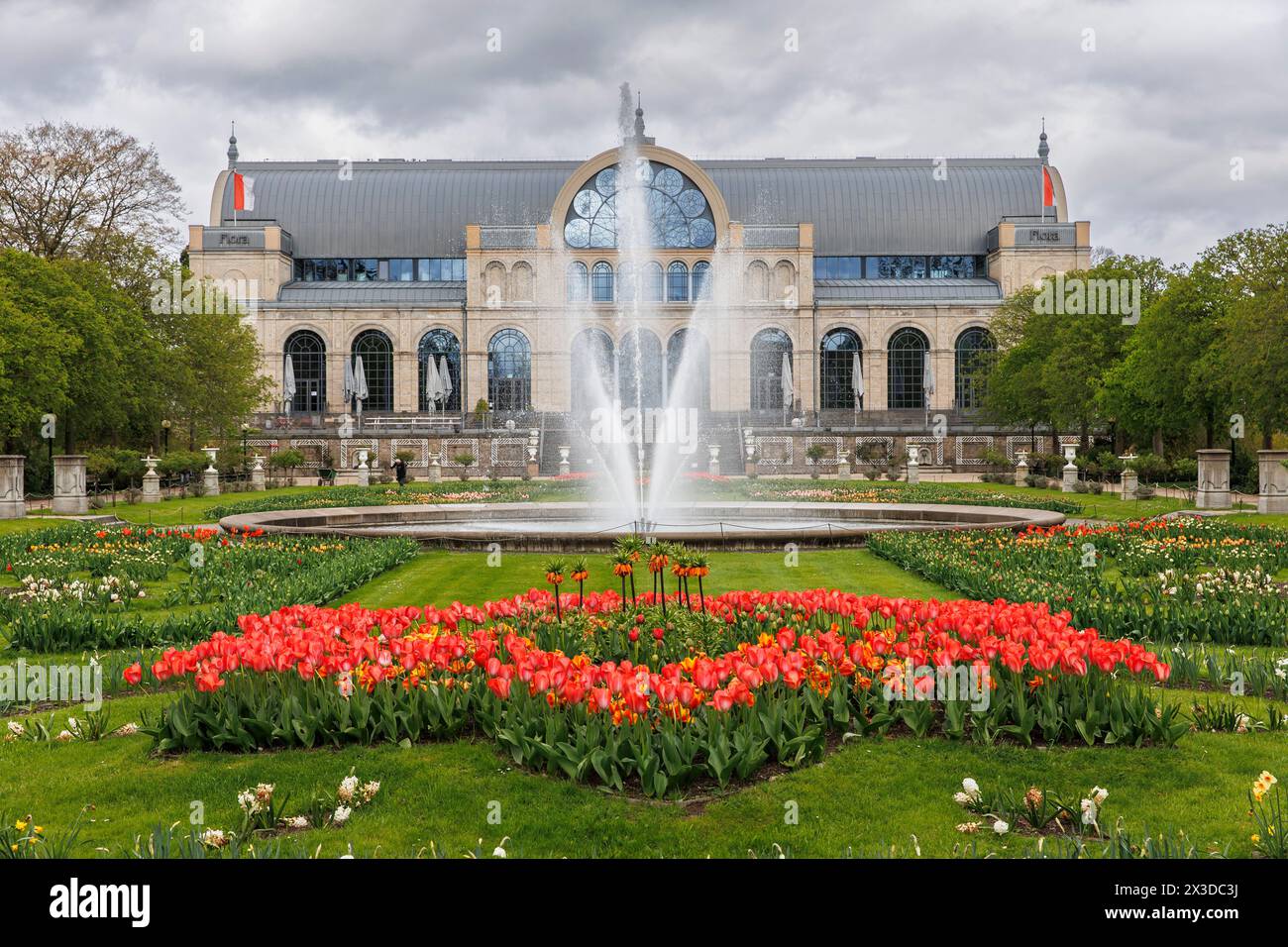 the main building of the Flora (Palais im Park) in the Botanical Garden ...