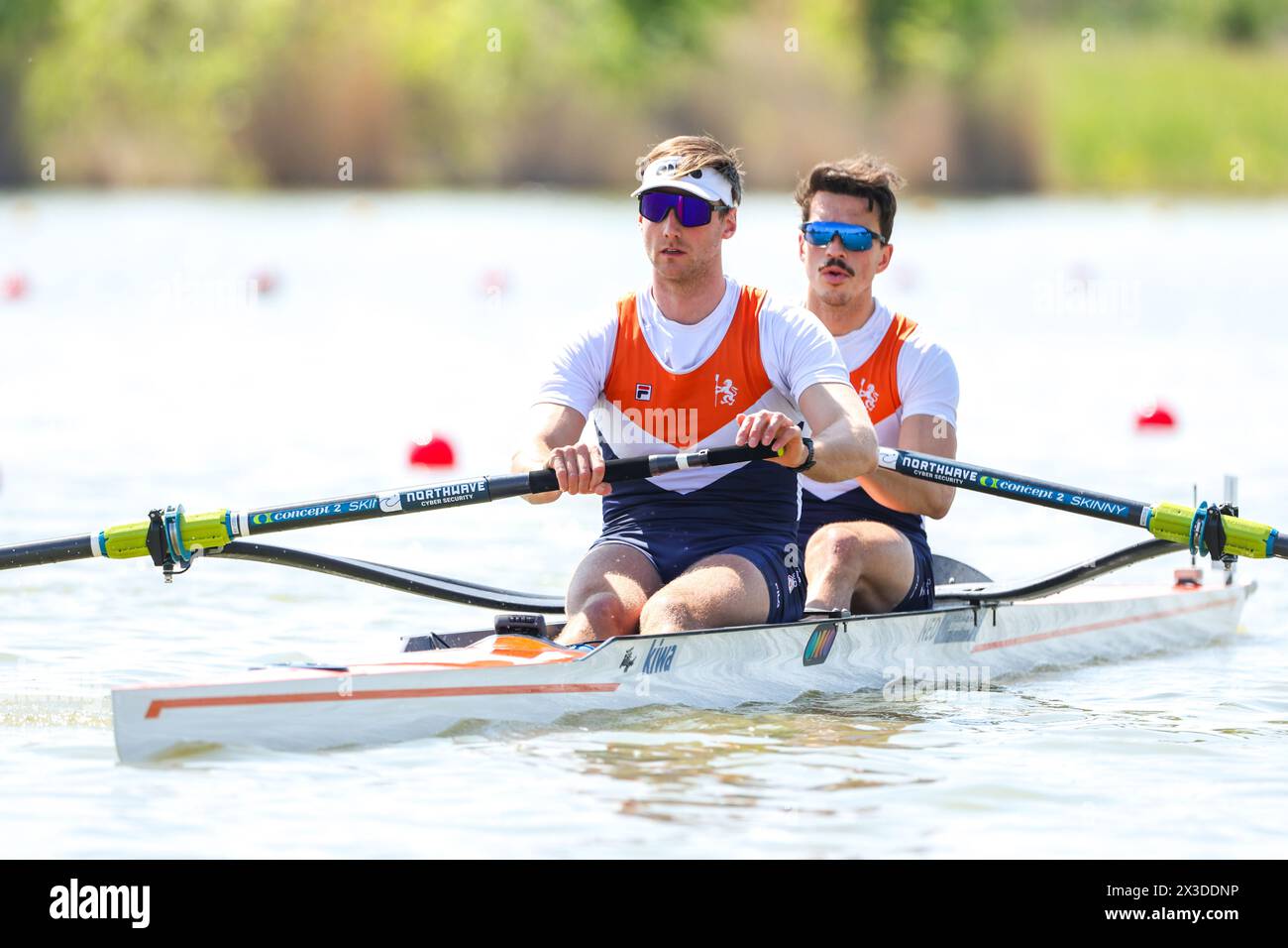 SZEGED, HUNGARY - APRIL 25: Guillaume Krommenhoek of the Netherlands ...