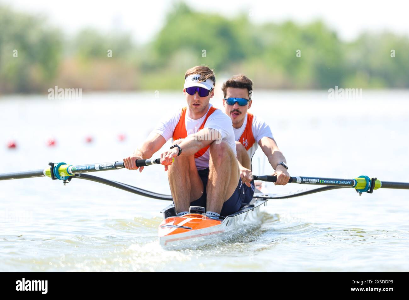 SZEGED, HUNGARY - APRIL 25: Guillaume Krommenhoek of the Netherlands ...
