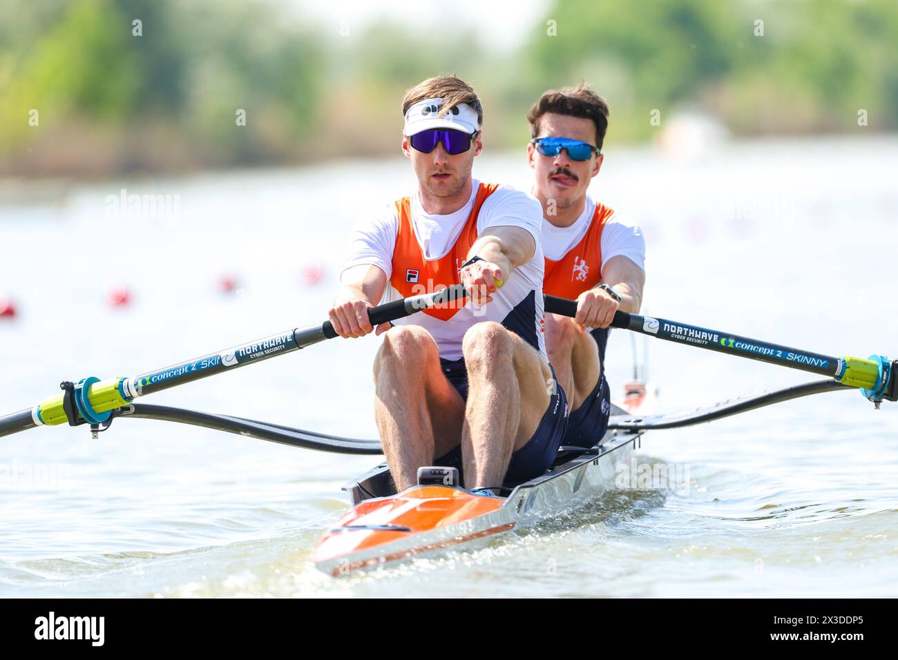 SZEGED, HUNGARY - APRIL 25: Guillaume Krommenhoek of the Netherlands ...