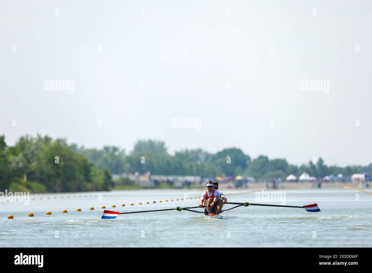 SZEGED, HUNGARY - APRIL 25: Guillaume Krommenhoek of the Netherlands ...