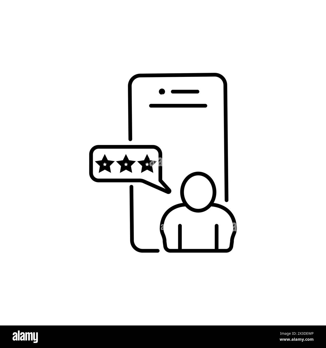 Customer Service Symbol on White background. Business And Management ...