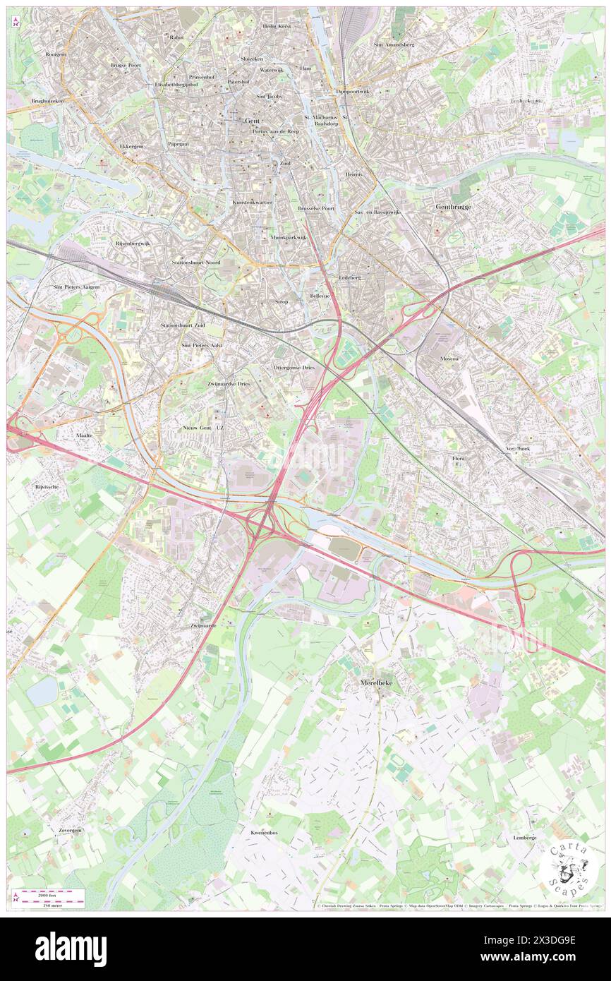 Gand map Cut Out Stock Images & Pictures - Alamy