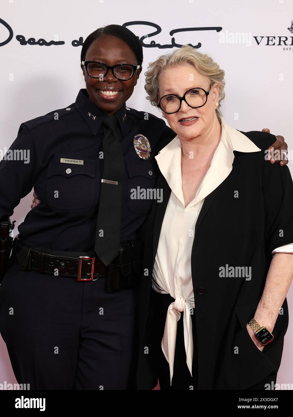 BEVERLY HILLS, CA - APRIL 25: Emada Tingirides, Sharon Gless at 35th ...