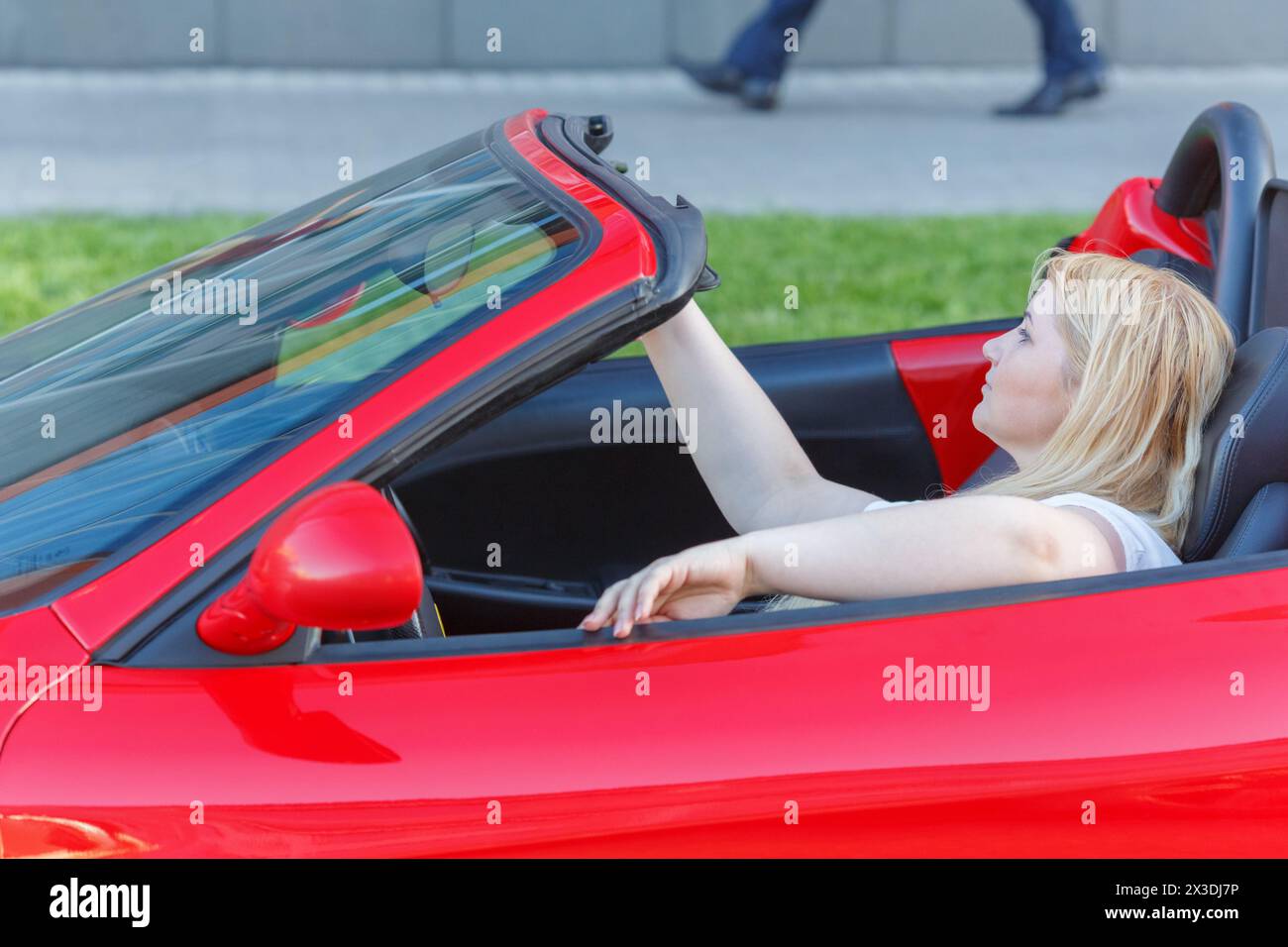 Supercar woman hi-res stock photography and images - Alamy