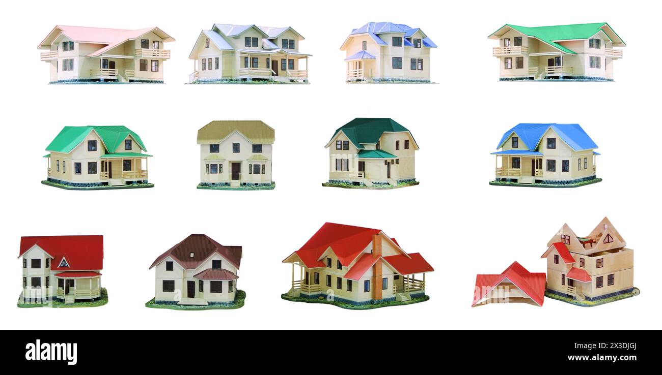 Architecture design building models Cut Out Stock Images & Pictures - Alamy