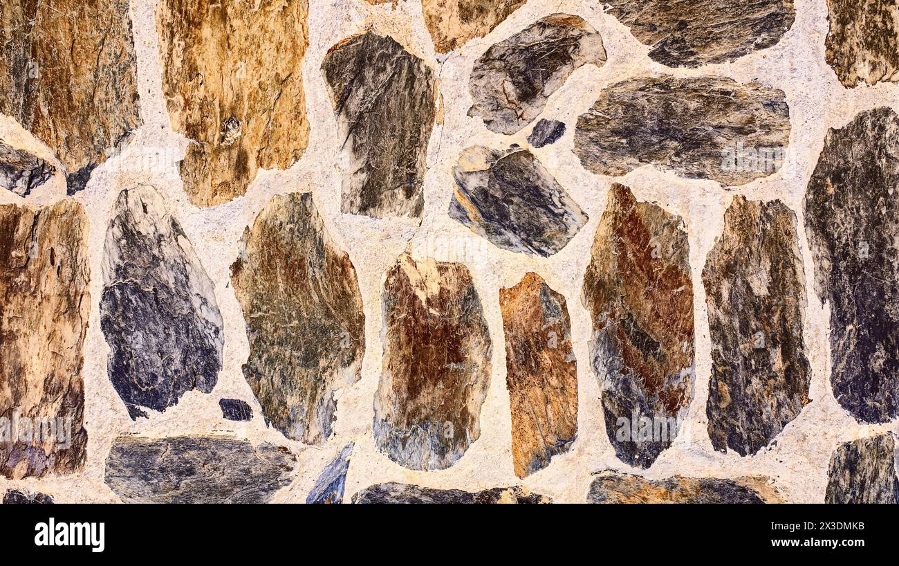 Natural Stone Wall Textured Background Design Stock Photo - Alamy