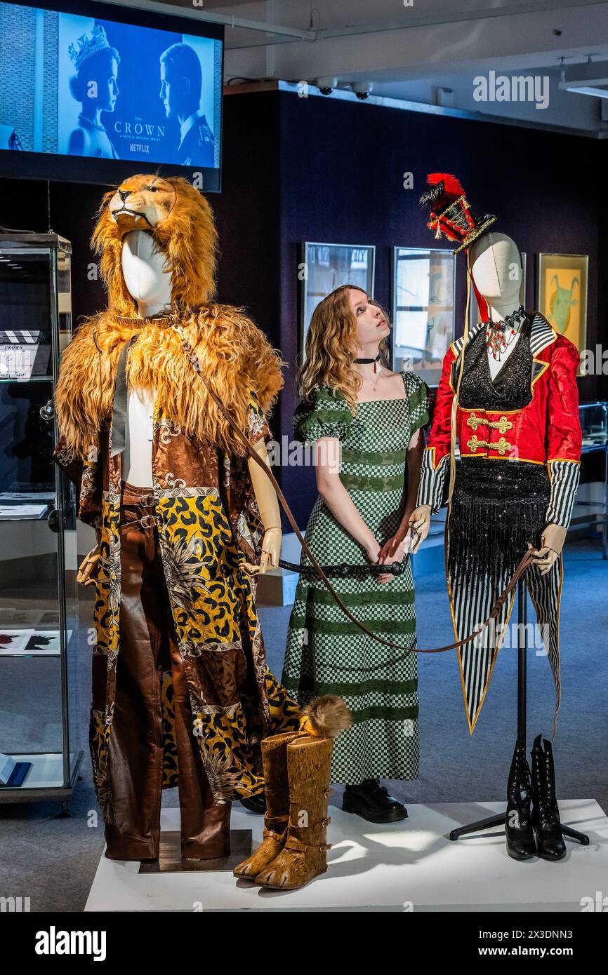 London, UK. 26th Apr, 2024. A fancy-dress lion costume (as worn by Ed ...
