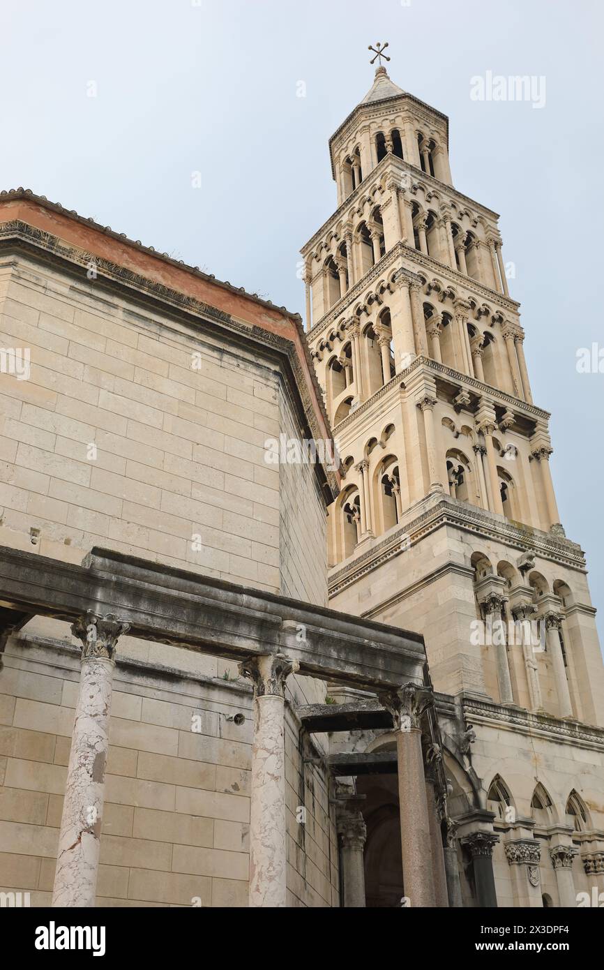 The building of the chapel of the Cathedral of St. Duje in Split Stock ...