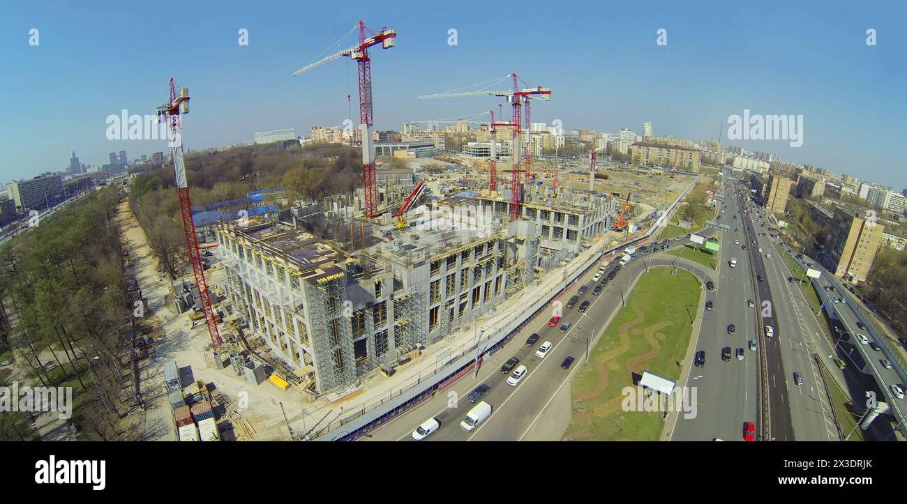 Wide panorama construction site hi-res stock photography and images - Alamy