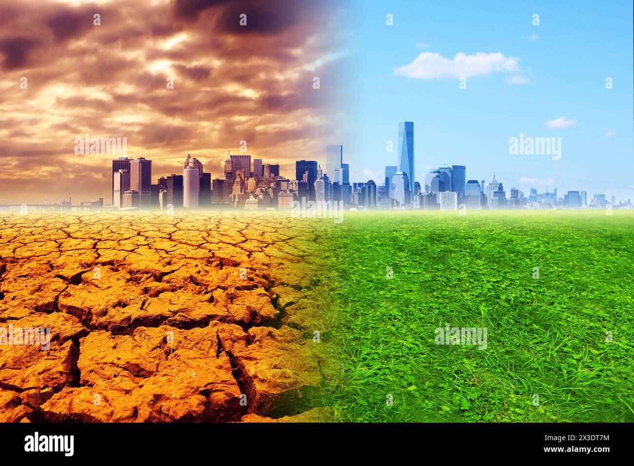 Barren cracked land grass hi-res stock photography and images - Alamy