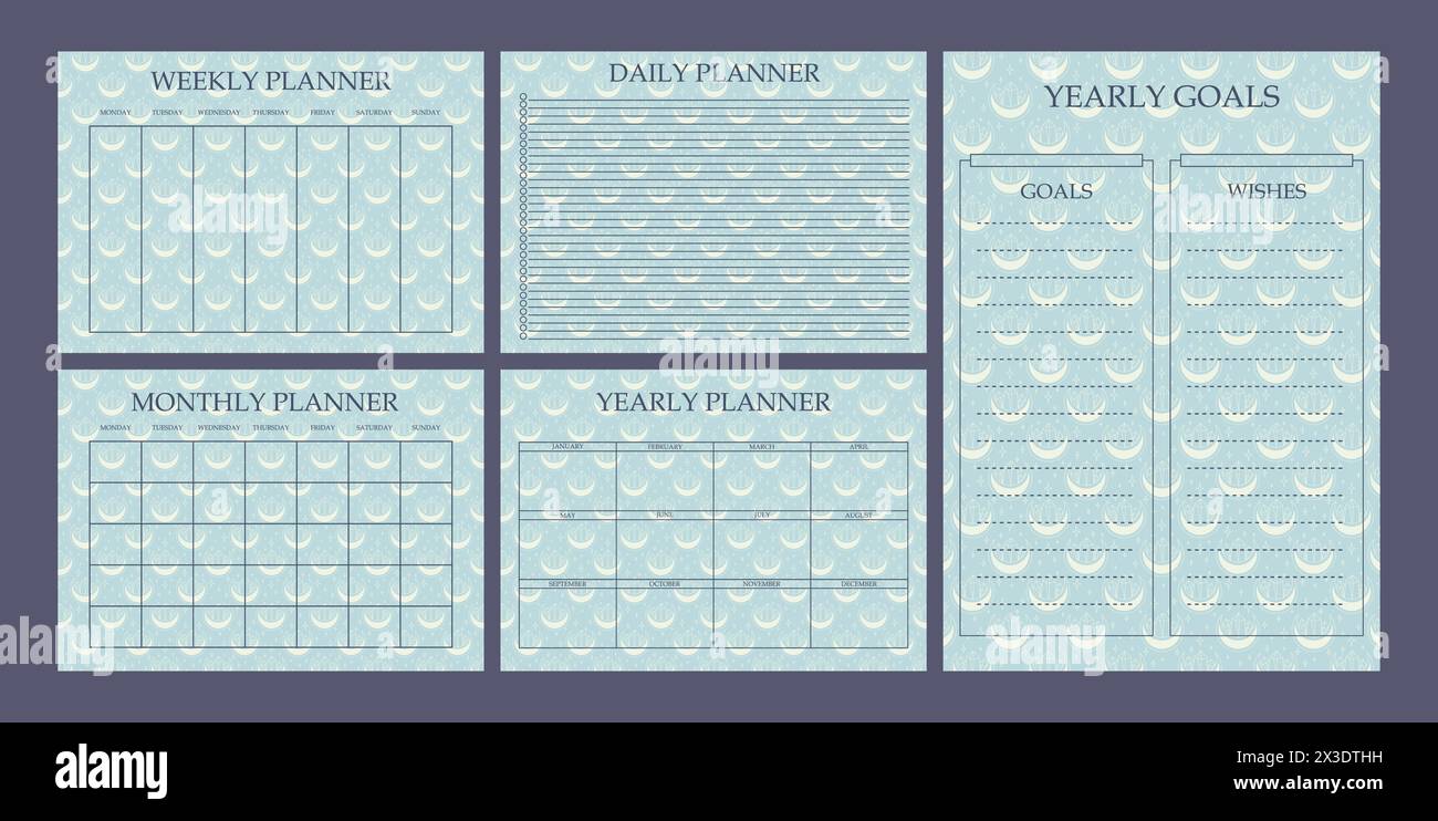 Editable planner cartoon hi-res stock photography and images - Alamy