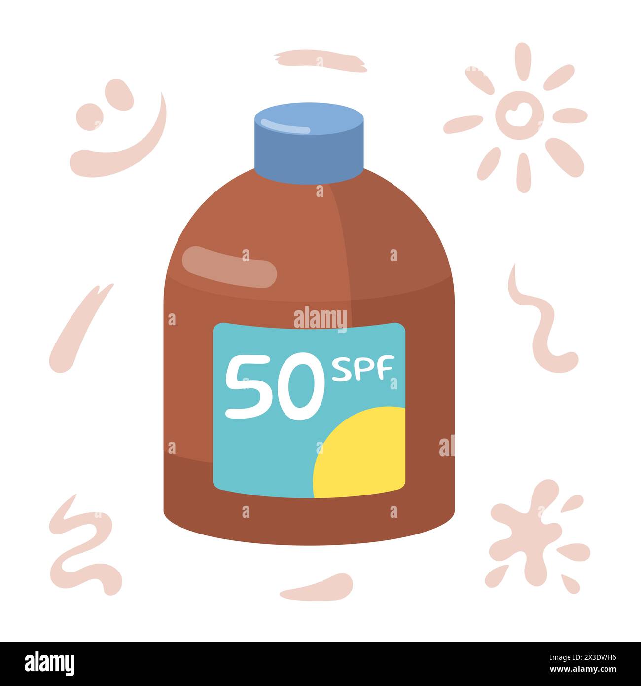 Cartoon lotion hi-res stock photography and images - Alamy