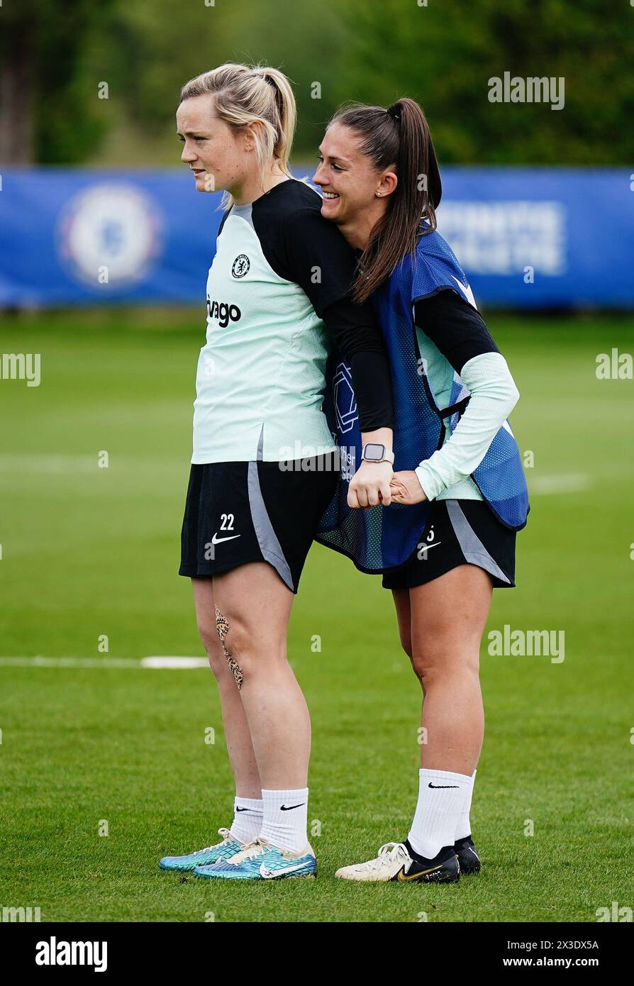 Chelsea's erin cuthbert during a training session at cobham training ...