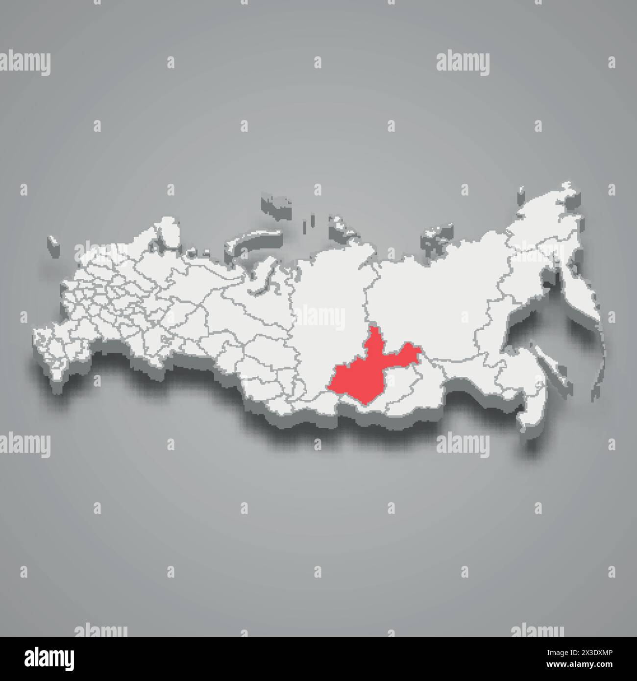 Russian boundaries map Stock Vector Images - Alamy