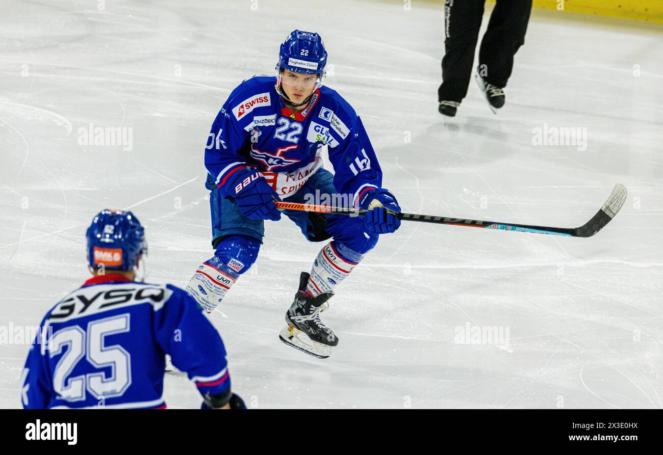 EHC Kloten Stürmer #22 Tomas Vlcek während dem Spiel gegen den HC ...