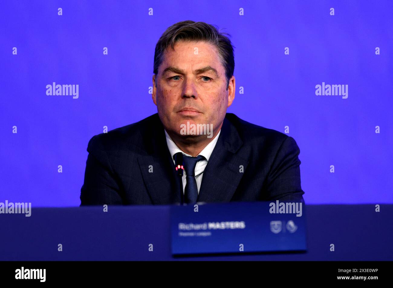 Richard Masters, CEO of the Premier League, during the 48th European ...