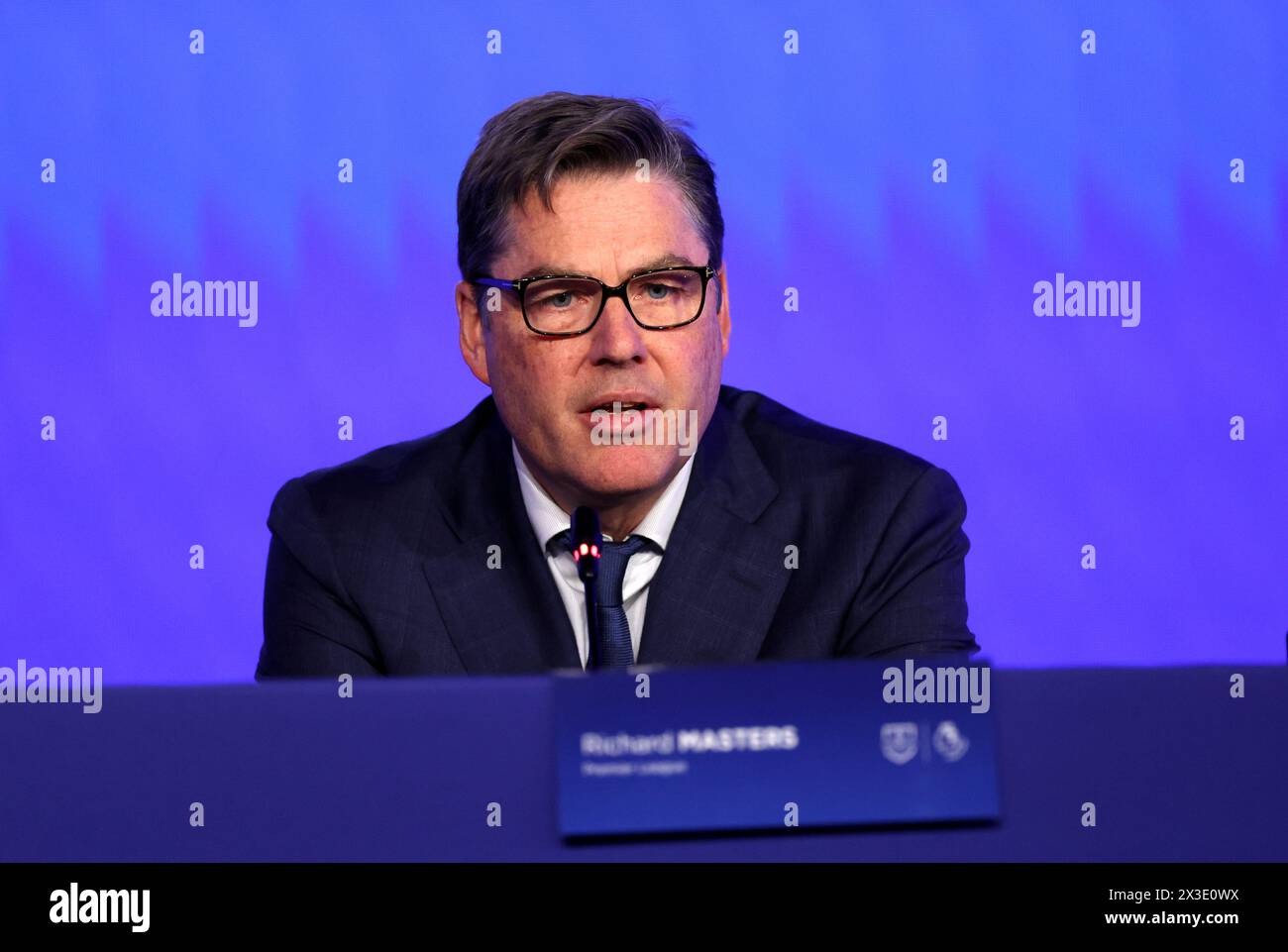 Richard Masters, CEO of the Premier League, during the 48th European ...