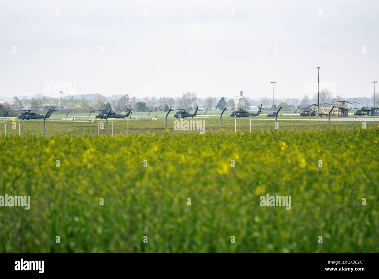 Tune, Denmark. 01st Mar, 2024. American Sikorsky Uh-60 Black Hawk and ...
