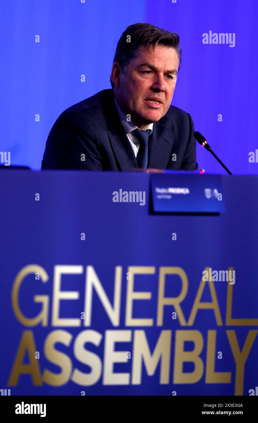 Richard Masters, CEO of the Premier League, during the 48th European ...