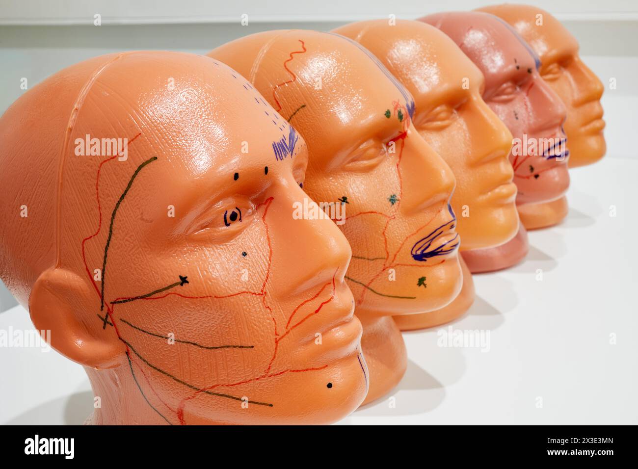 Face marking plastic surgery hi-res stock photography and images - Alamy