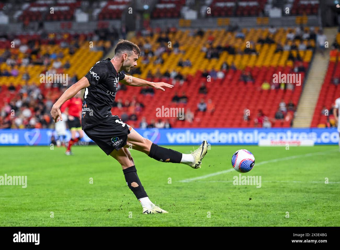 Nikola Mileusnic Round 26 of the the Mens Aleague Brisbane Roar v ...