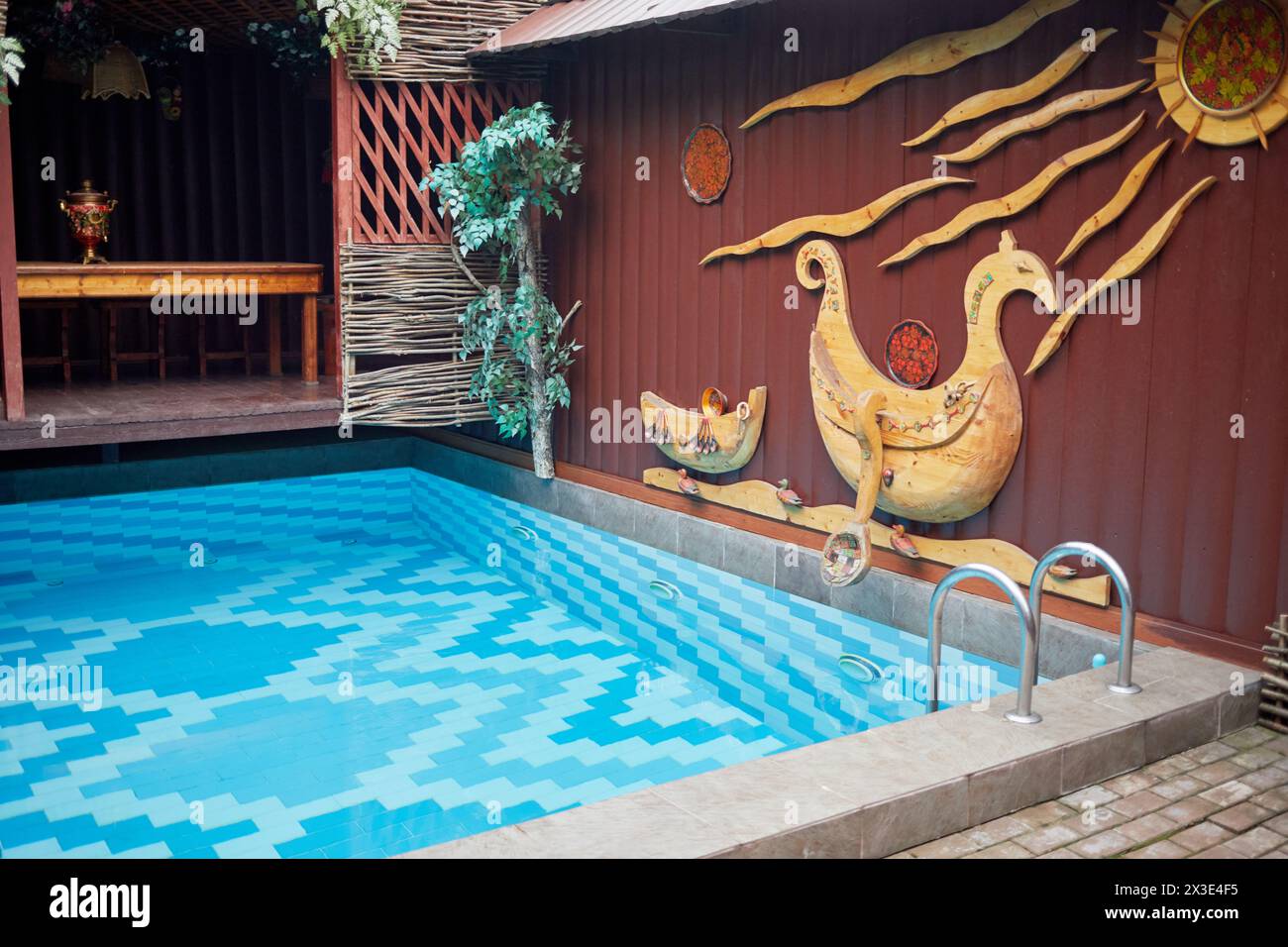 Poolside interior hi-res stock photography and images - Alamy