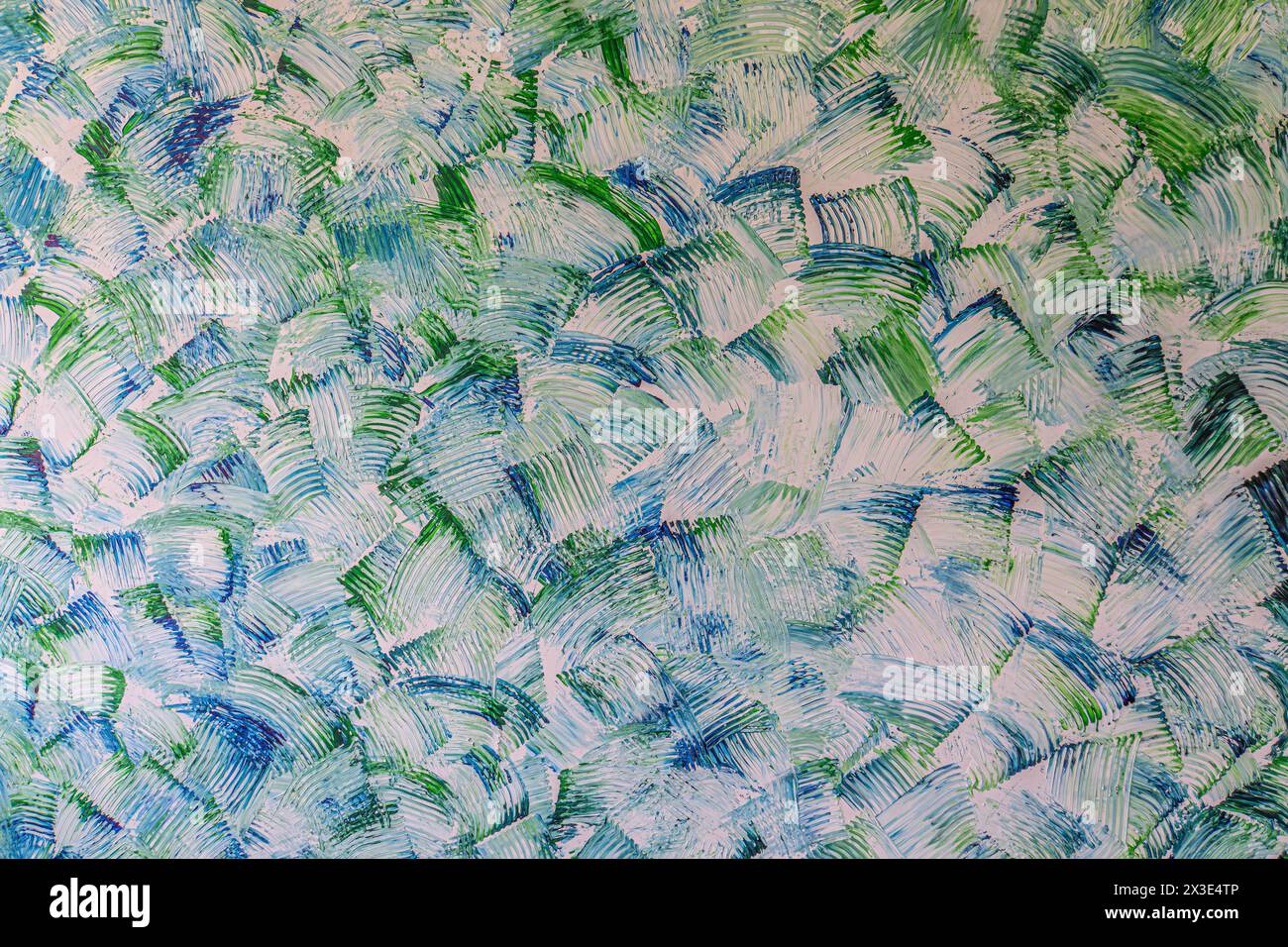 Hard paint strokes of blue and green color Stock Photo - Alamy