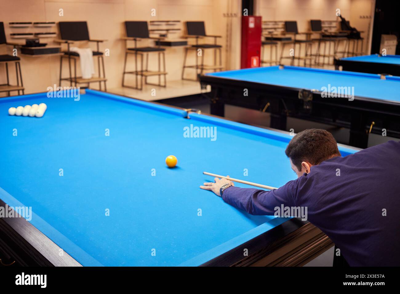 Pool table side view hi-res stock photography and images - Alamy