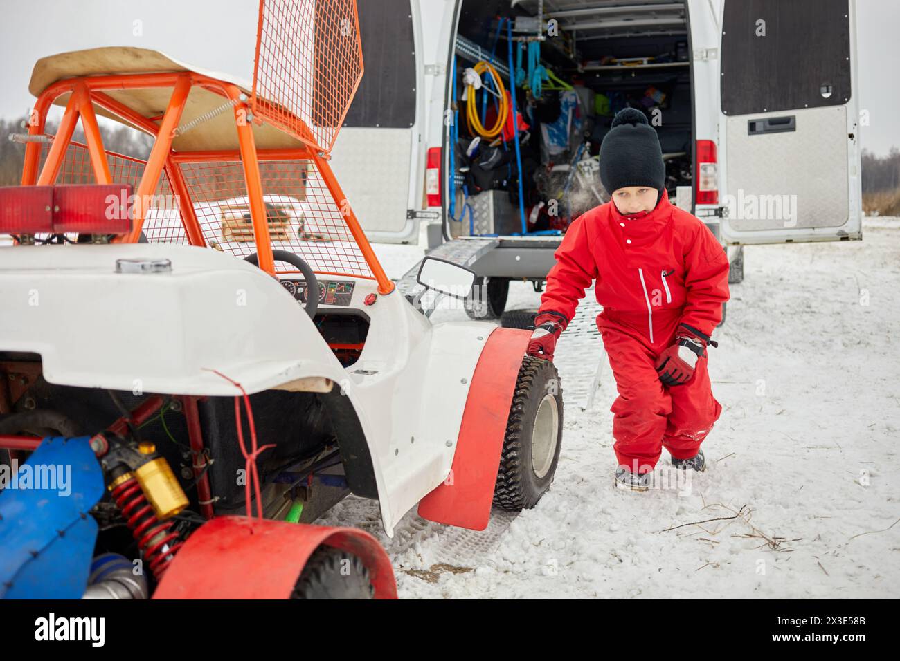Rally on buggy snow winter hi-res stock photography and images - Alamy